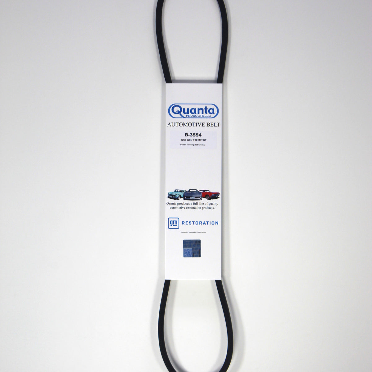 1965 GTO/Tempest Power Steering Belt, V-8 w/o Air Conditioning – Quanta ...
