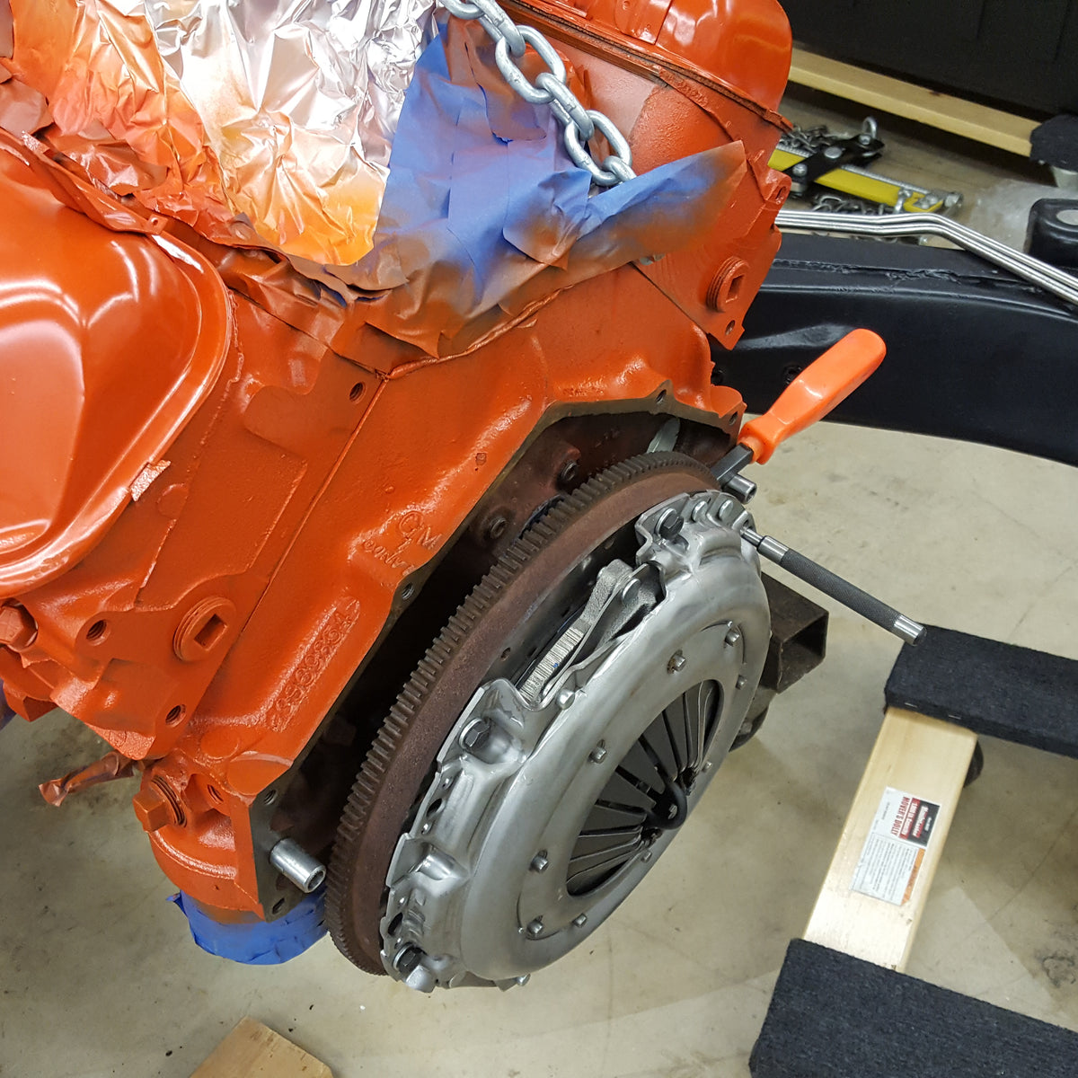 Chevy Engine Orange Enamel Spray Paint – Quanta Products